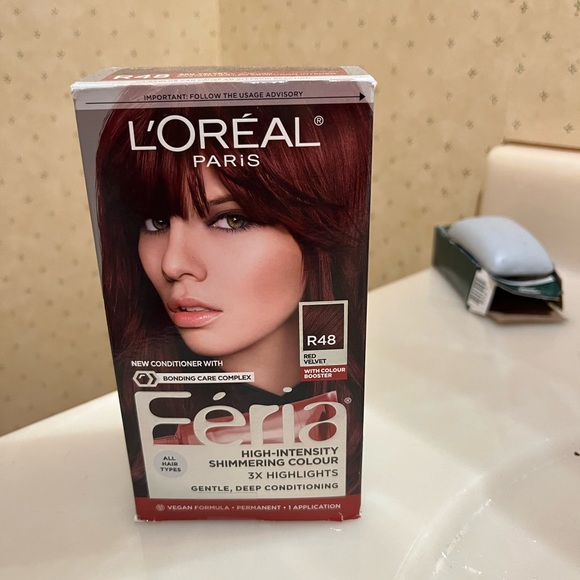 L'Oreal | Hair | Loreal Paris Feria Permanent Hair Color R48 Red Velvet ...